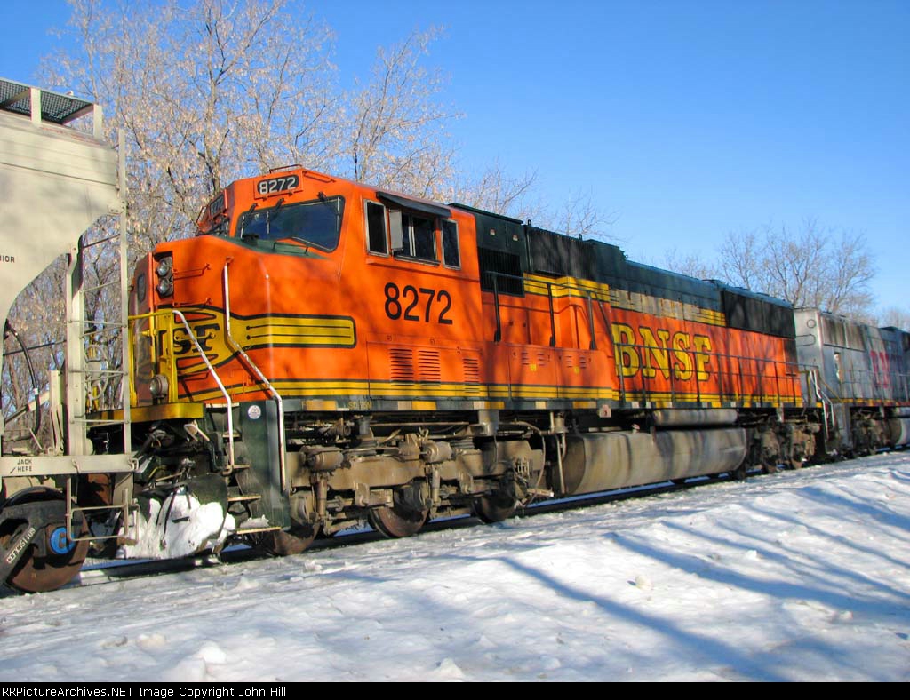100226013 Eastbound BNSF Manifest Waits In siding